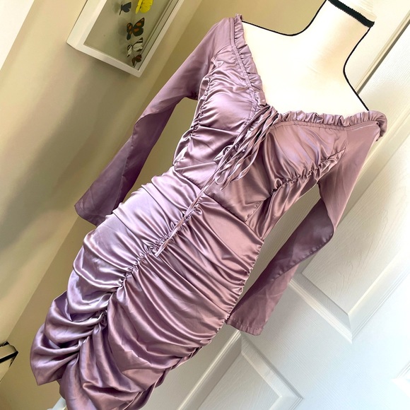 Fashion Nova | Dresses | Light Purple Metallic Dress | Poshmark